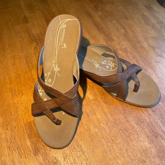 Merrell | Shoes | Merrell Leather Sandals | Poshmark